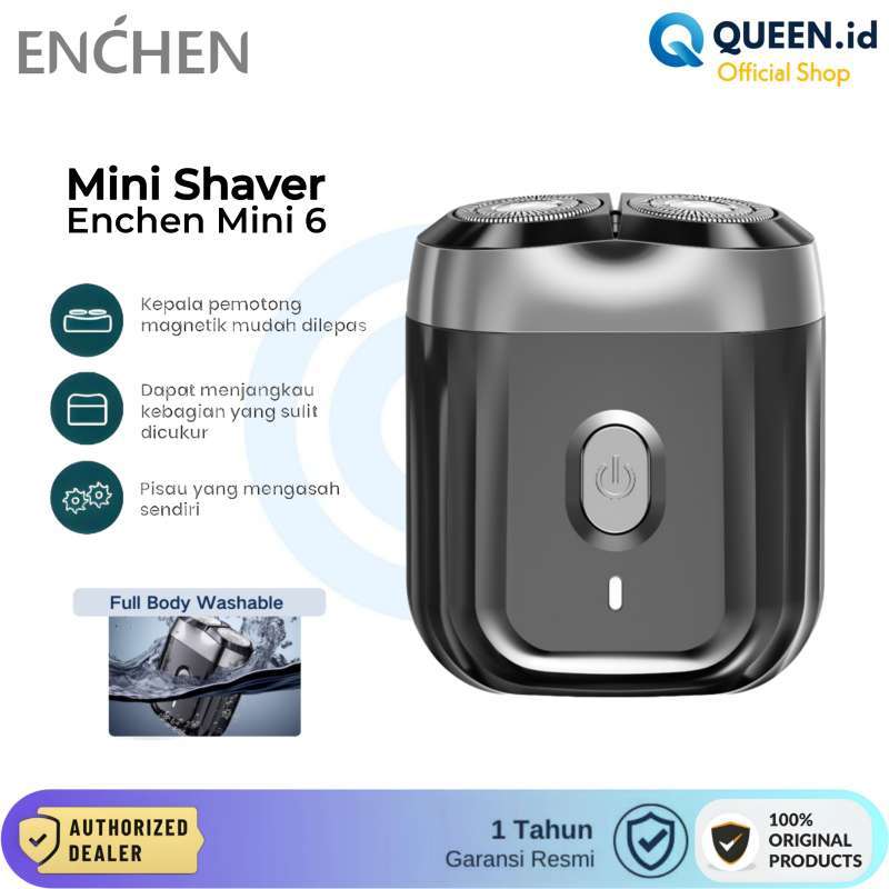 Promo Enchen Mini 6 Shaver Alat Cukur Jenggot Kumis Electric Waterproof ...