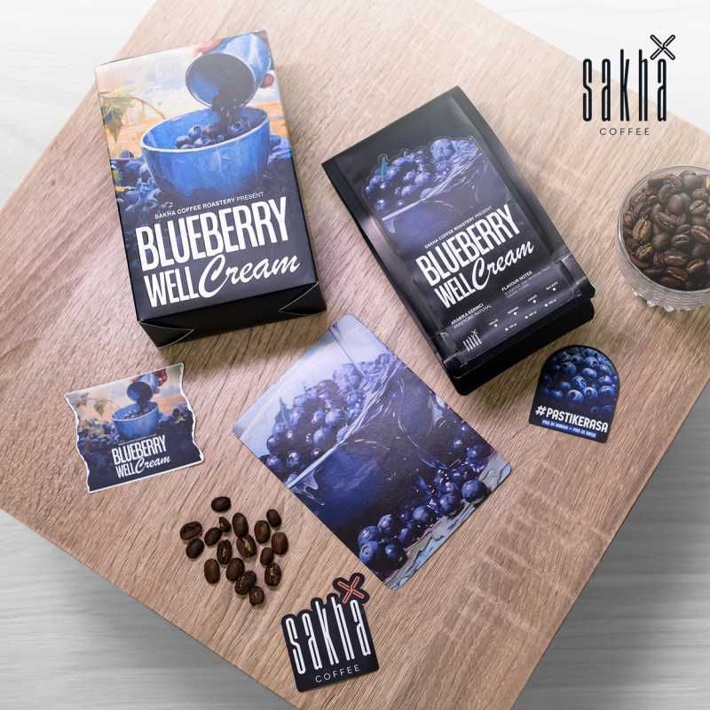 Promo Kopi Arabika Blueberry Well Cream Coffee Bean Arabica Coffe Biji ...