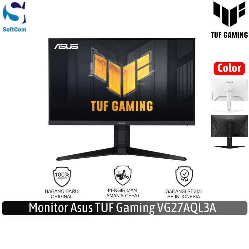 Promo Monitor Asus Tuf Vg27aql3a Gaming Monitor 27 Qhd 180hz 130% Srgb ...