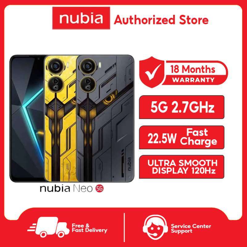 Jual Nubia Neo 5g Smartphone Gaming 8/256 Garansi 18 Bulan - Hitam Di Seller Nubia Authorized ...