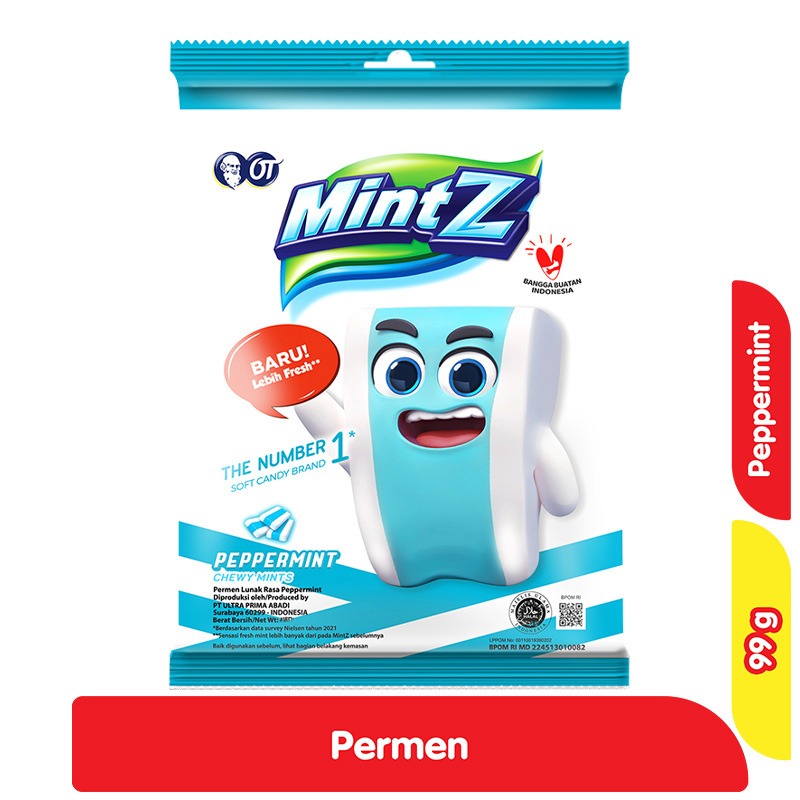 Jual Mintz Permen Chewy Peppermint 99 G Di Seller Alfamart - Alfamart ...