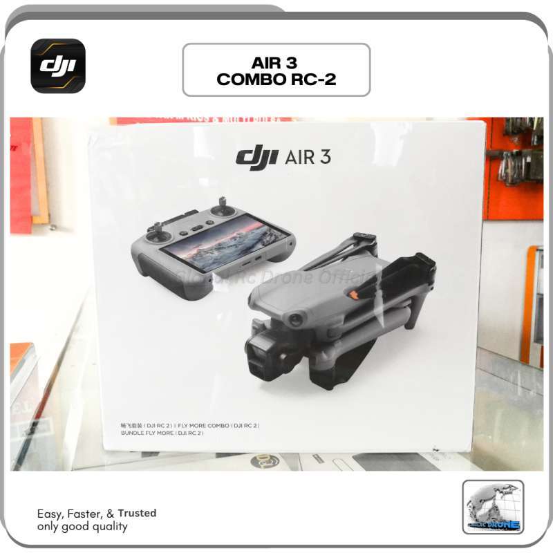 Promo Dji Air 3 Fly More Combo RC-2 Diskon 1% di Seller Global Rc Drone ...