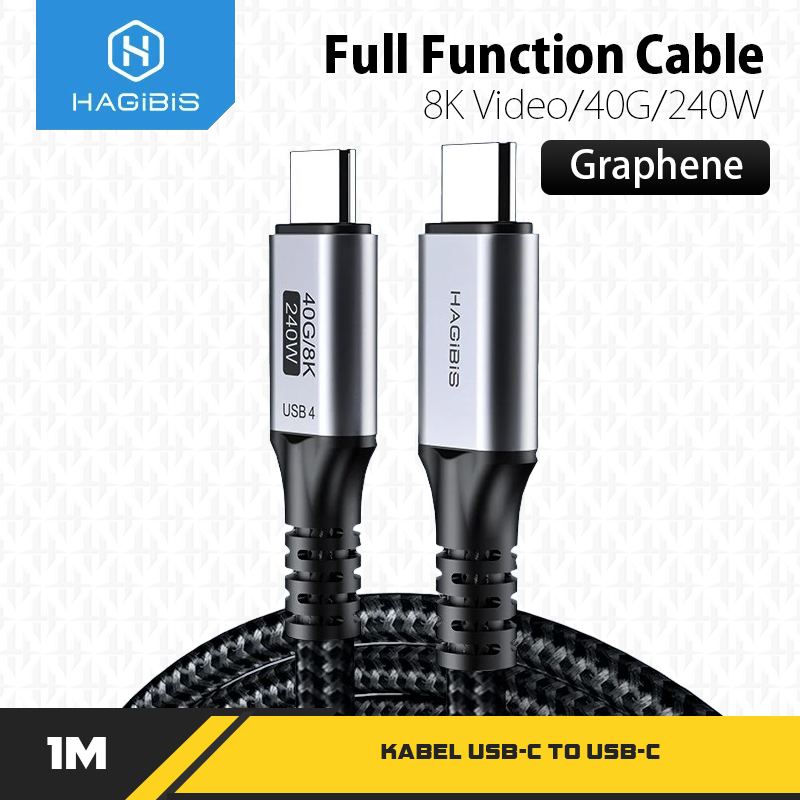 Jual Hagibis Uc4 Kabel Data Usb 4 Pd 240w 40gbps Video 8k Thunderbolt ...