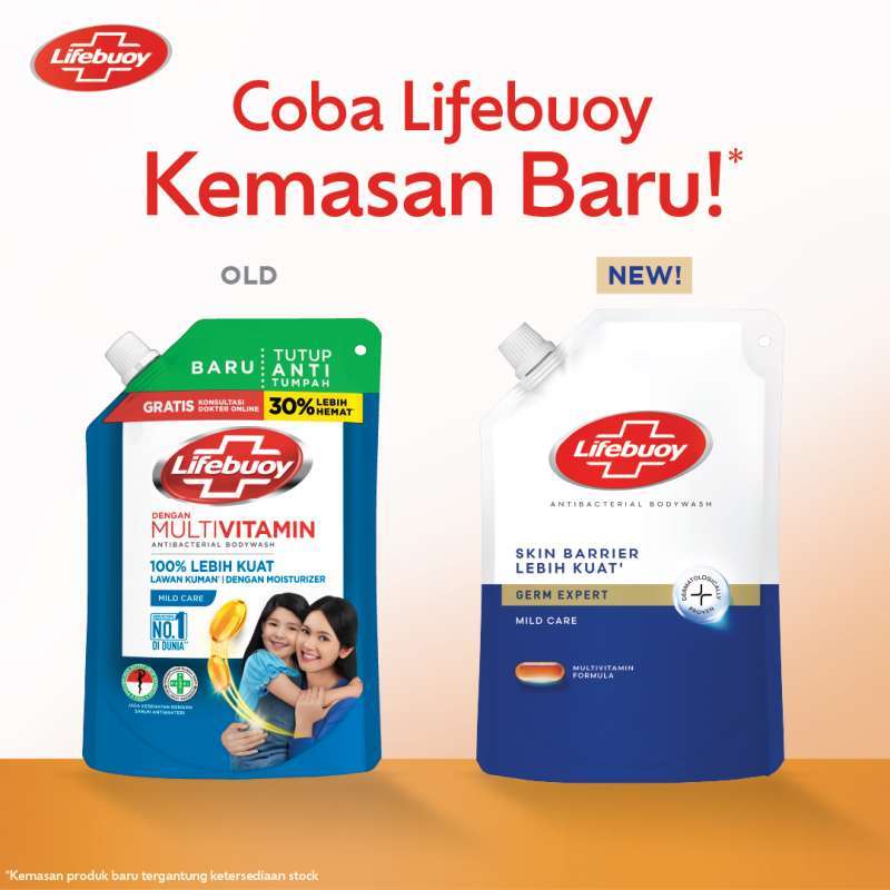 Promo Lifebuoy Sabun Cair Mild Care Refill [800 Ml X 2 Pcs] - Banded ...