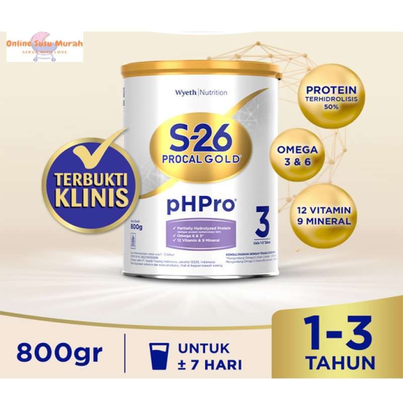 Jual NESTLE NAN pH Pro OPTIPRO Susu Pertumbuhan 1-3 tahun Kaleng 800g ...