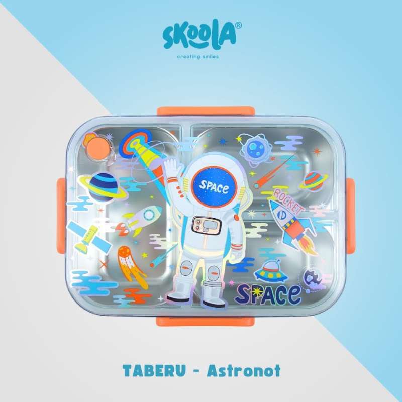 Promo Skoola Kotak Bekal Lunch Box Tempat Makan Stainless Steel Anak ...