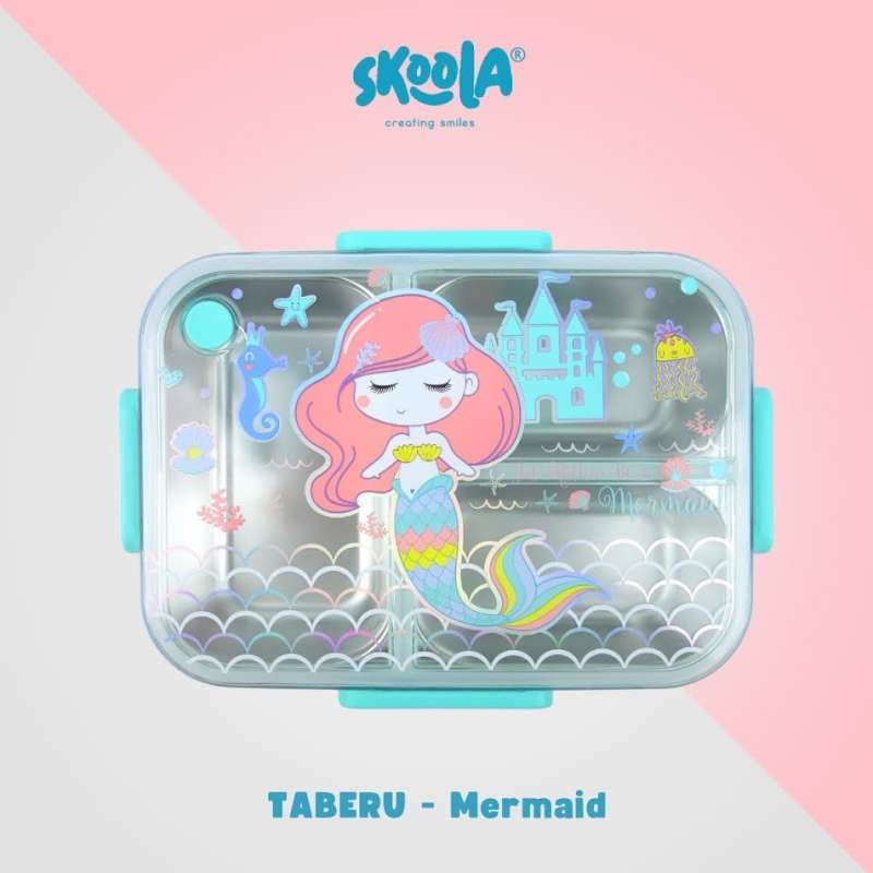 Promo Skoola Kotak Bekal Lunch Box Tempat Makan Stainless Steel Anak ...