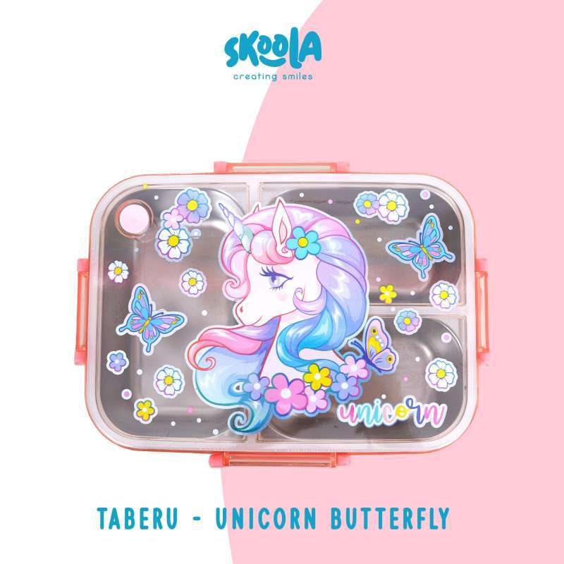 Promo Skoola Kotak Bekal Lunch Box Tempat Makan Stainless Steel Anak ...