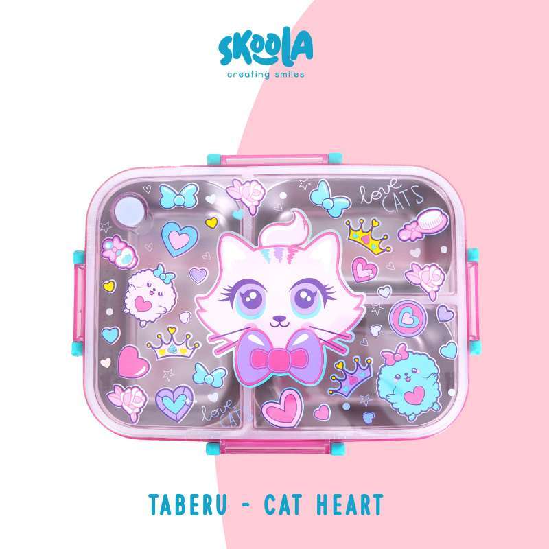 Promo Skoola Kotak Bekal Lunch Box Tempat Makan Stainless Steel Anak ...