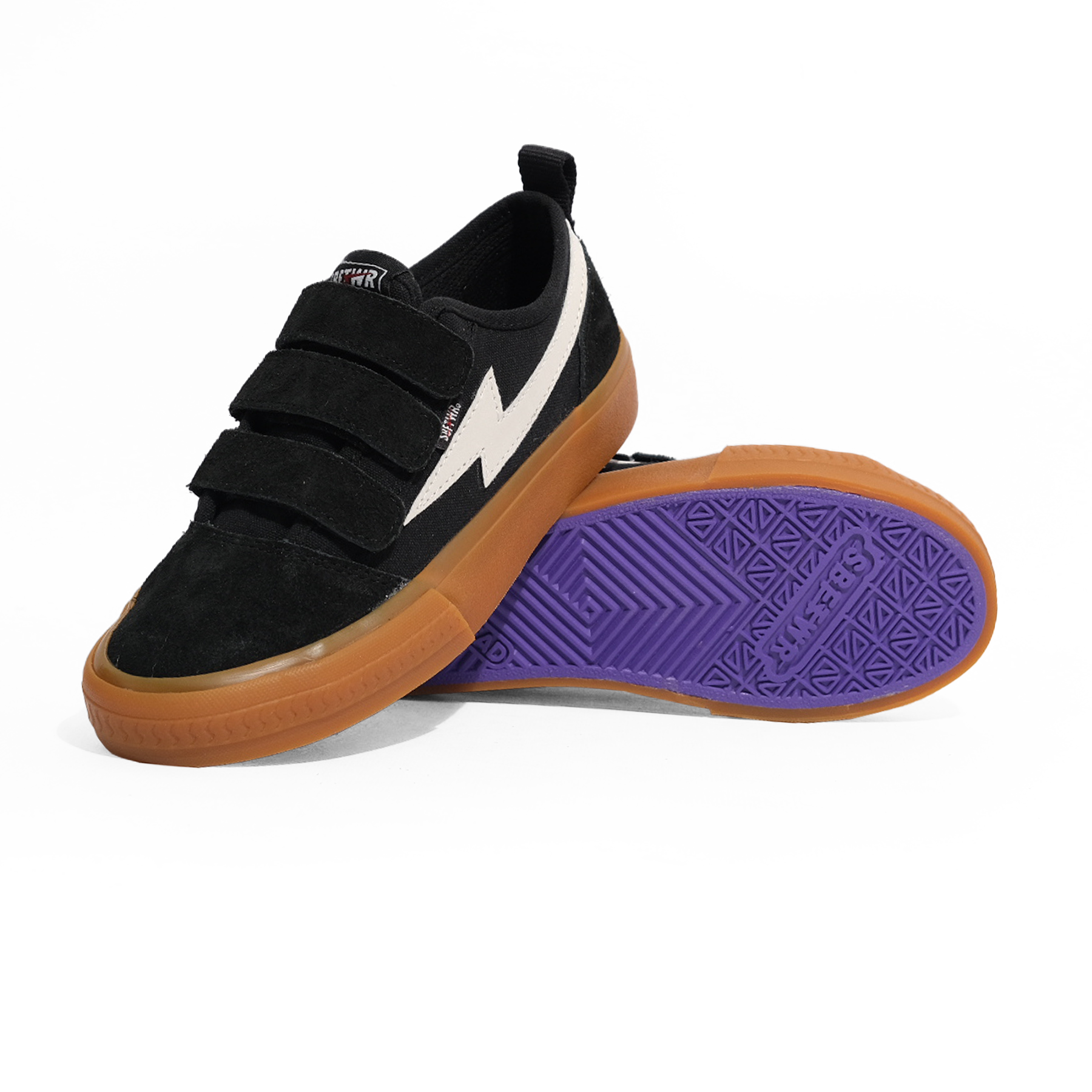 Promo SABA Reno Low Black Gum - Sepatu Sneakers Pria Wanita - 42 Black ...