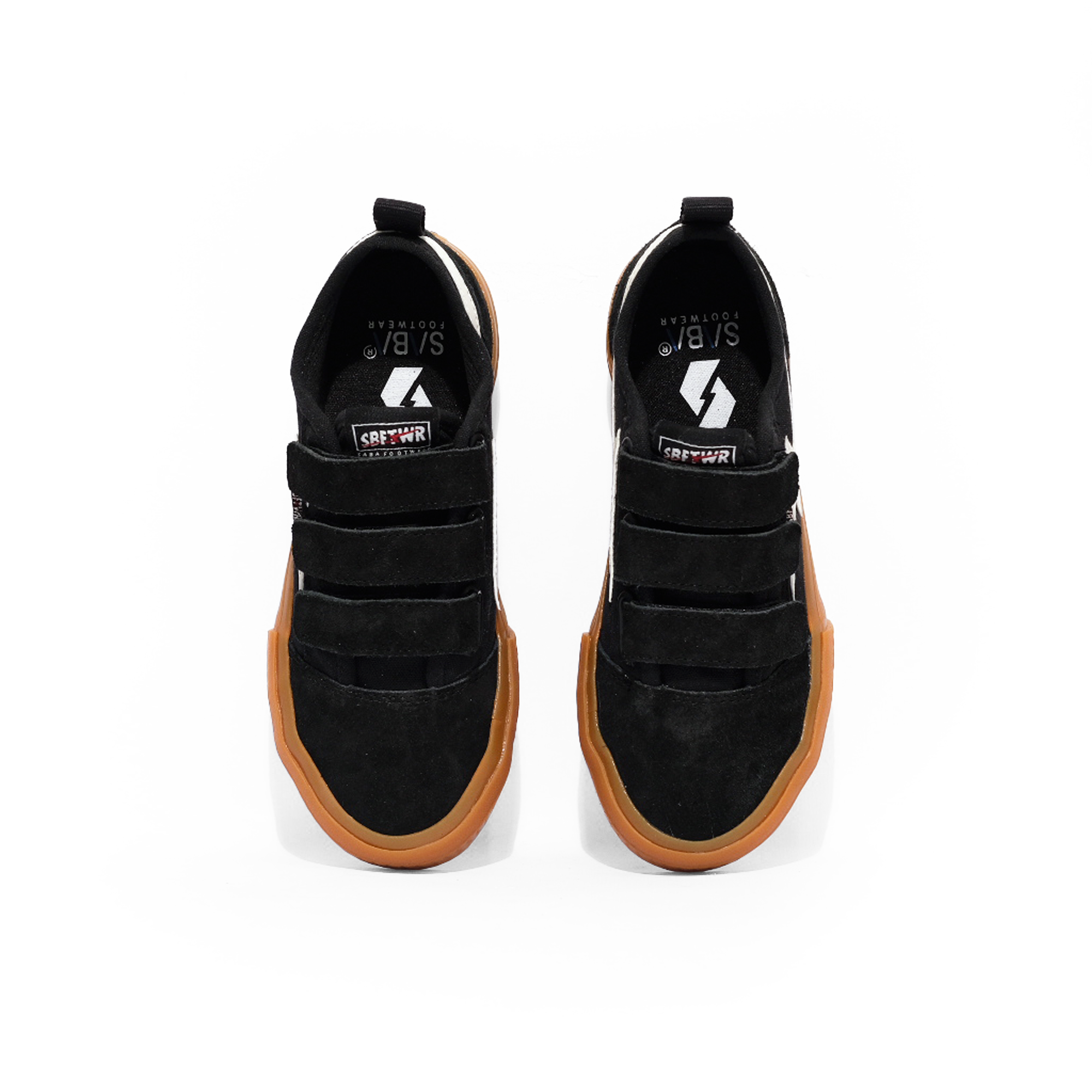 Promo SABA Reno Low Black Gum - Sepatu Sneakers Pria Wanita - 42 Black ...