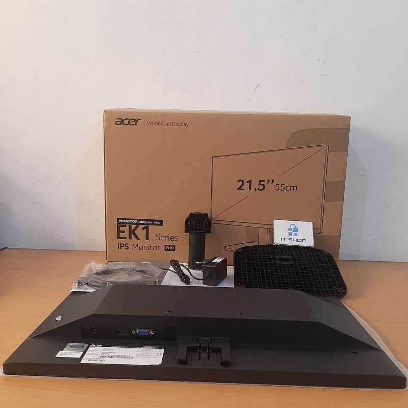 Jual Acer Monitor 21.5 Inch Ek221qe3 Ips Panel 100hz Di Seller It Shop ...