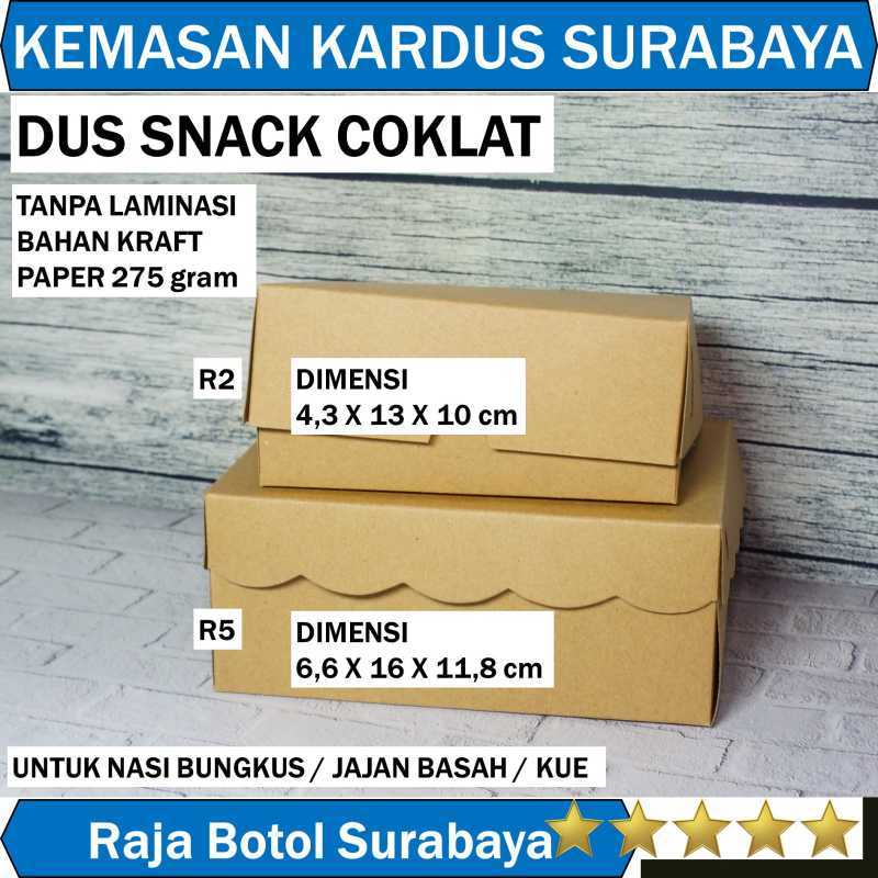 Jual Dus Snack Box R2 R5 Kraft Coklat Di Seller Raja Botol - Mulyorejo ...