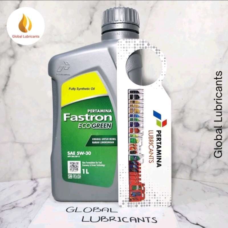 Jual Fully Synthetic! Pertamina Fastron Eco Green 5w-30 1 Liter (oli ...