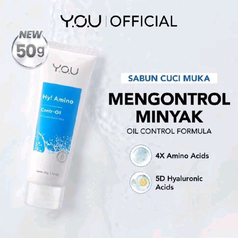 Jual You Hy Amino Facial Wash 50ml | Ac Ttack | Glo Win | Contr Oil ...