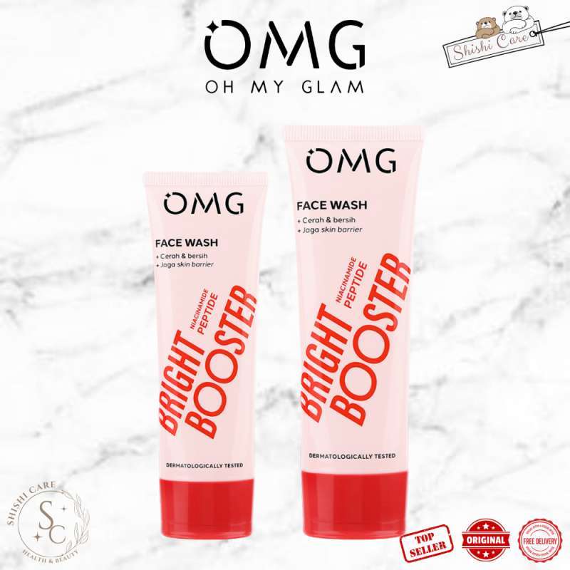 Promo Omg Oh My Glow Bright Booster Face Wash - 50g Diskon 9% Di Seller ...