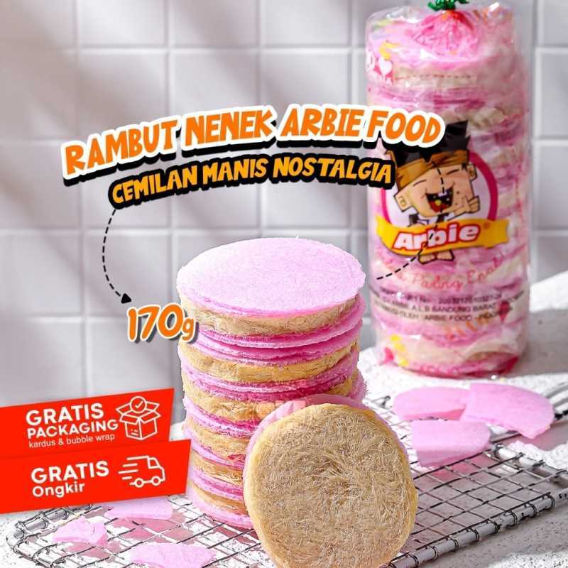 Jual Arbie Food Cemilan Jadul Harum Manis / Rambut Nenek Isi 8 Di ...