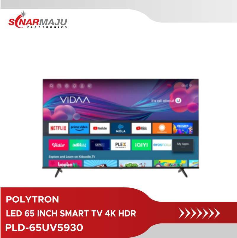 Jual Led 65 Inch Smart Tv 4k Hdr Polytron Pld-65uv5930 / Pld 65uv5930 ...