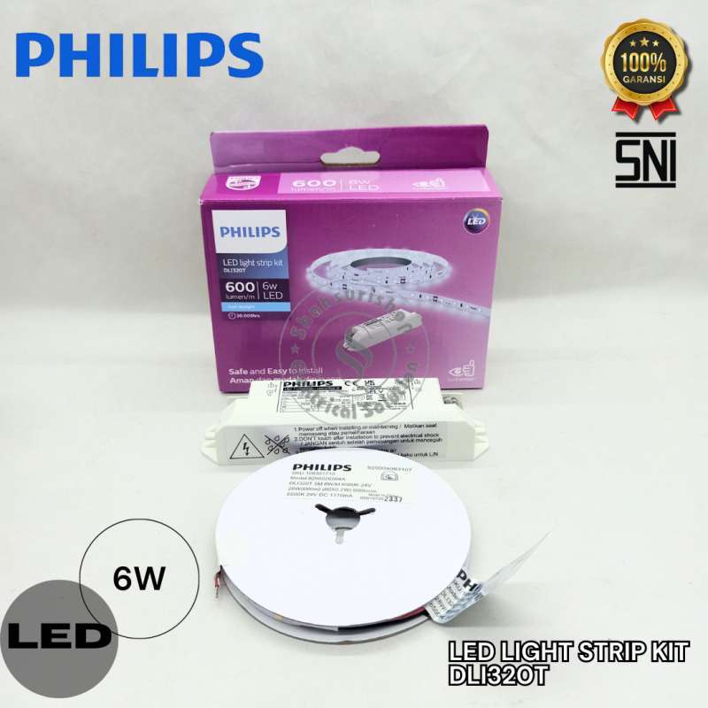 Jual Philips Led Light Strip Kit Dli320t 5m 6watt Lampu Murah ...