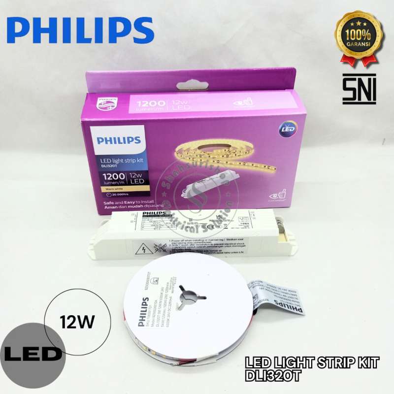 Jual Philips Led Light Strip Kit Dli320t 5m 12watt Lampu Murah ...
