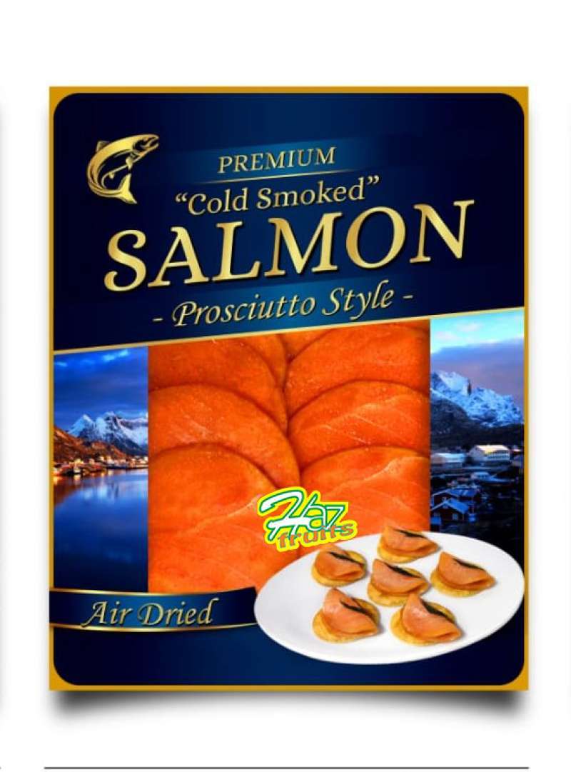 Jual Premium Smoked Salmon Prosciutto Style Round 100gr Halal Metzger ...
