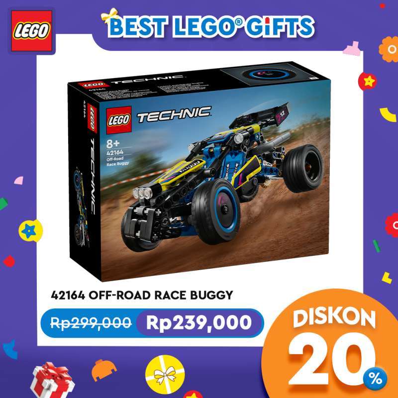 Jual Lego Technic 42164 Off-road Race Buggy Building Set Toys (219 ...