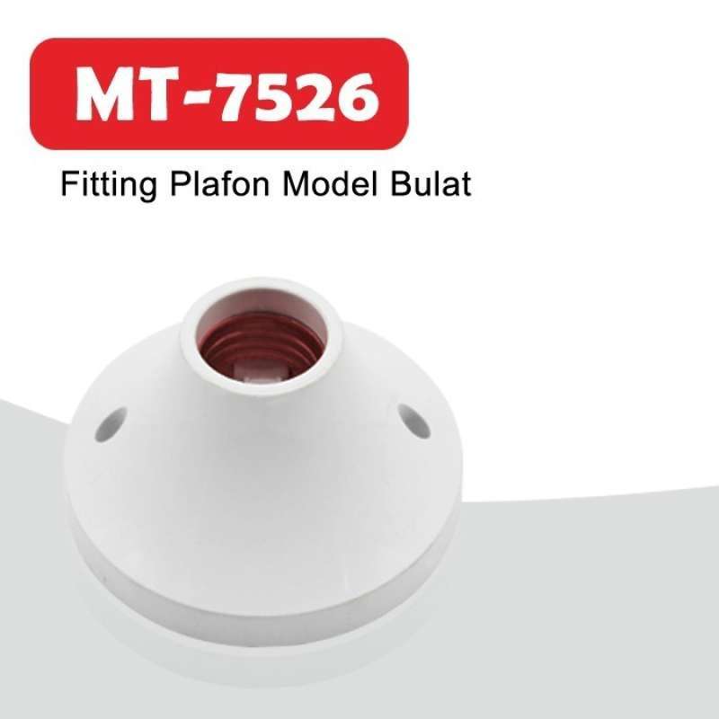 Jual Fitting Lampu Plafon Mikotek / Fitting Lampu Model Bulat / Oval ...