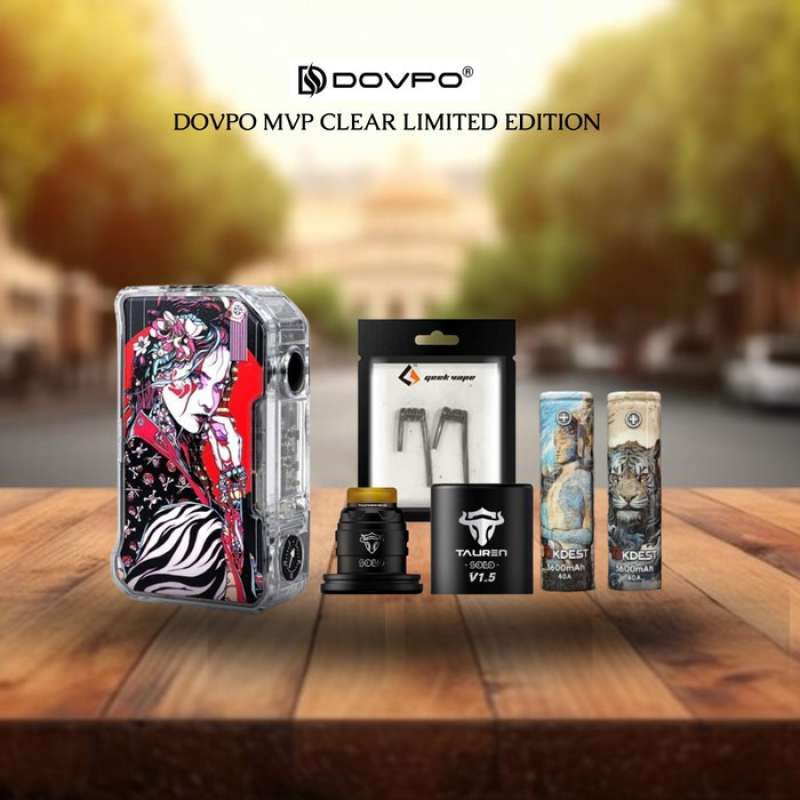 Promo Paket Bundle Mod Vape Dovpo Mvp Clear Edition Full Set Siap Pakai ...
