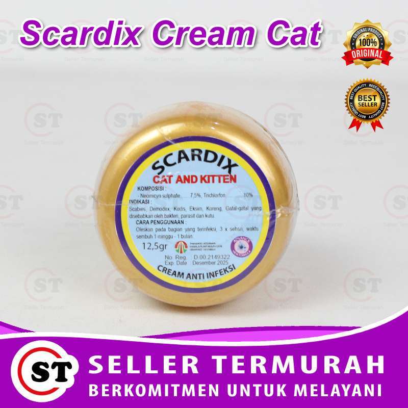 Jual Scardix Cream Anti Infeksi Kulit Scabies Demodex Kudix Kudis Luka ...