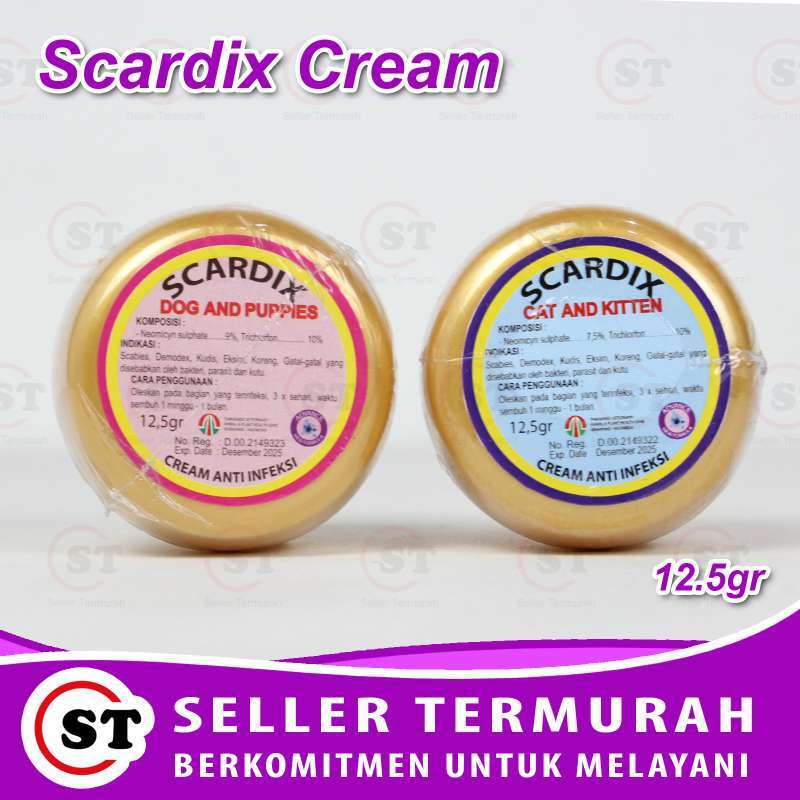 Jual Scardix Cream Anti Infeksi Kulit Scabies Demodex Kudix Kudis Luka ...