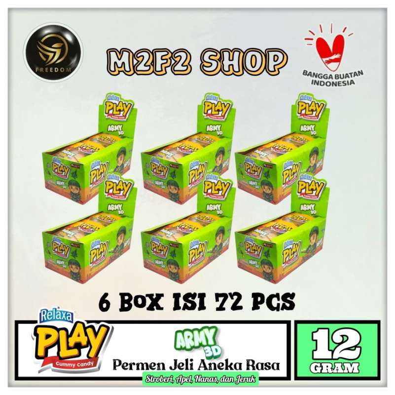 Promo Relaxa Play Gummy Candy | Permen Jelly Sachet - 12 Gr (kemasan 6 ...