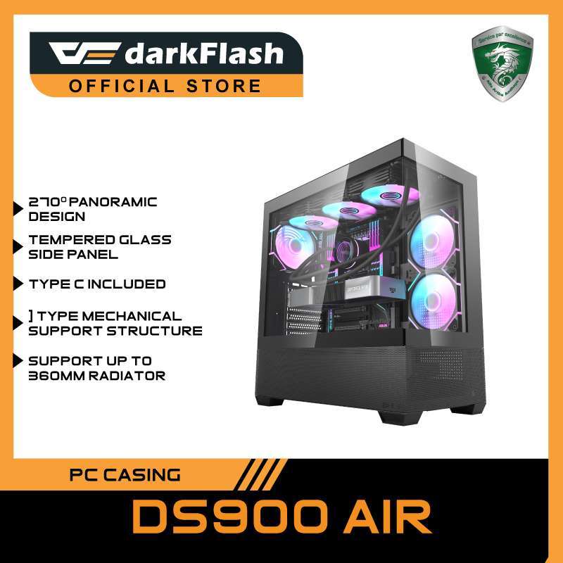 Jual Darkflash Casing Ds900 Air [no Fan] - Hitam Di Seller Darkflash Official Store - Mangga Dua ...