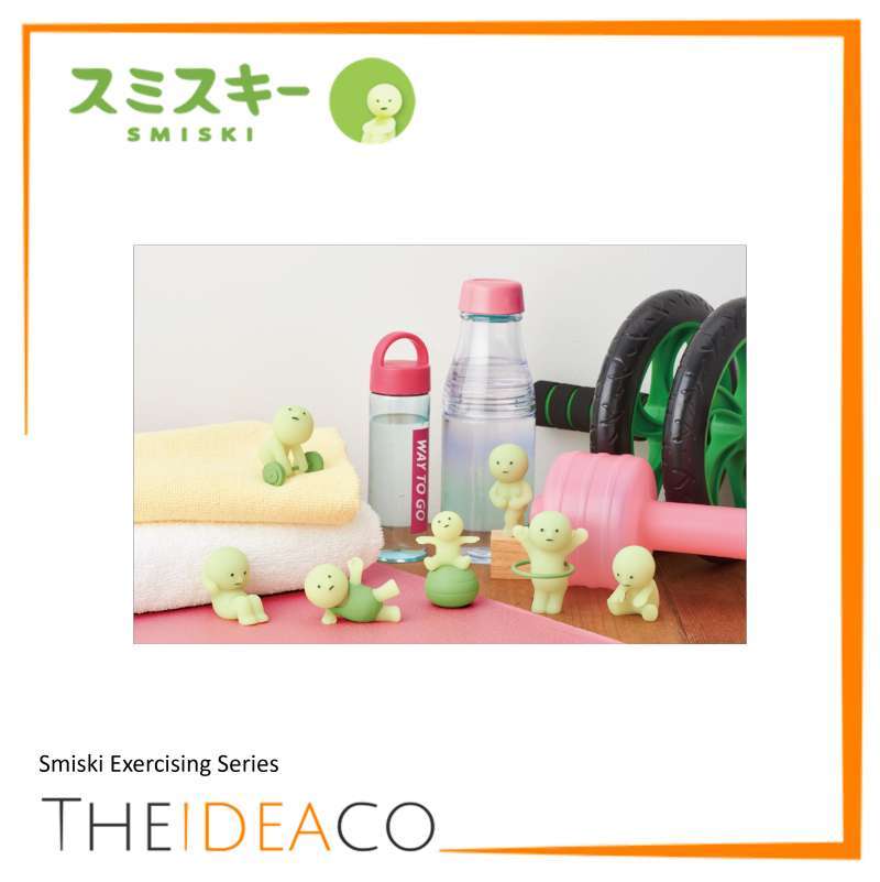 Jual Smiski Collectible Items - Exercising Series Glow In The Dark Toy ...