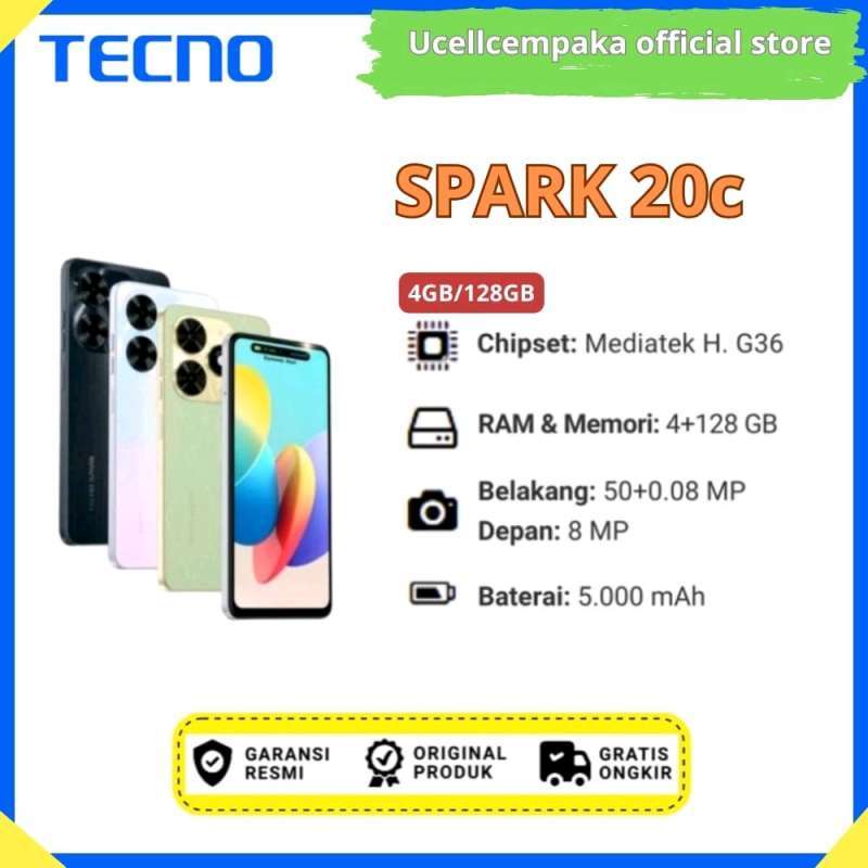 Tecno Spark 20C - Harga Terbaru Juli 2024 | Blibli
