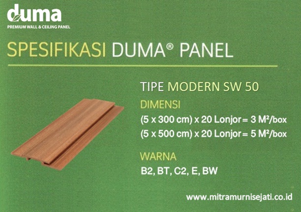 Jual Plafon Wpc Duma Panel Modern Sw 50 Di Seller Mitra Murni Sejati ...