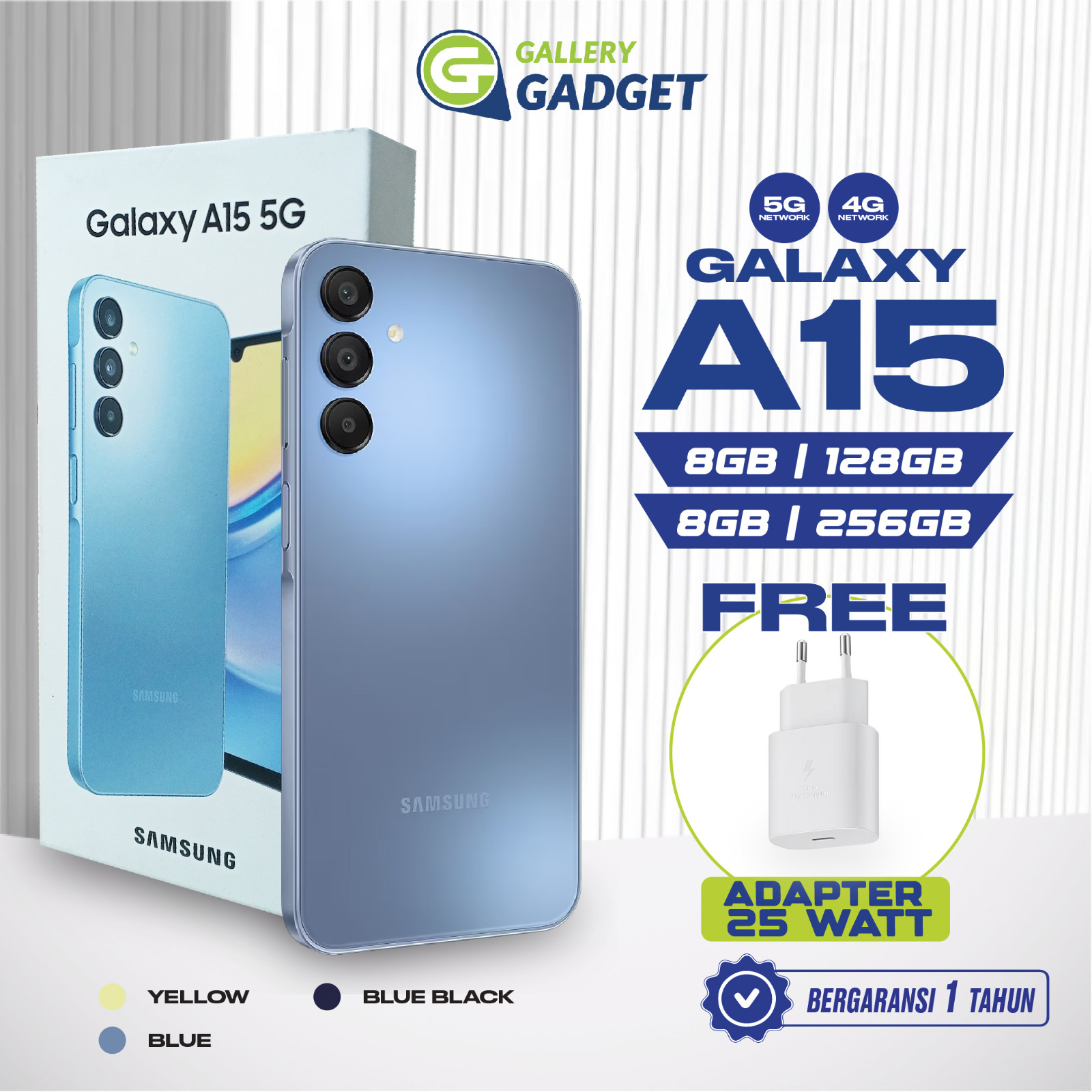 Promo Samsung Galaxy A15 5g 4g 8/128 8/256 8gb 128gb 256gb Smartphone Terbaru Garansi Resmi ...