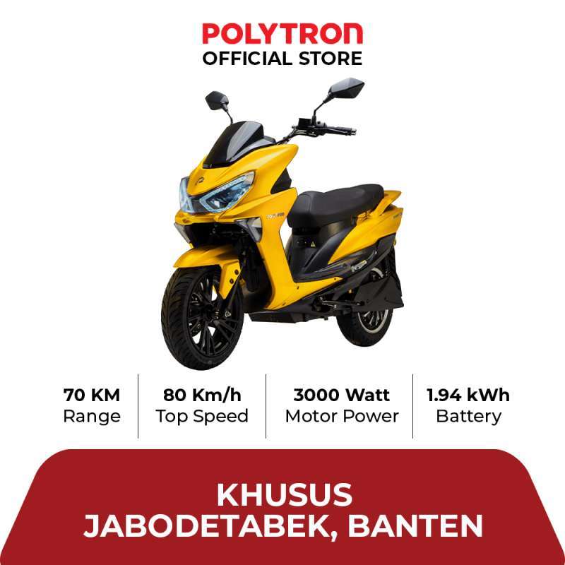 Promo Polytron Fox S Electric Sepeda Motor Listrik - Otr Jabodetabek ...