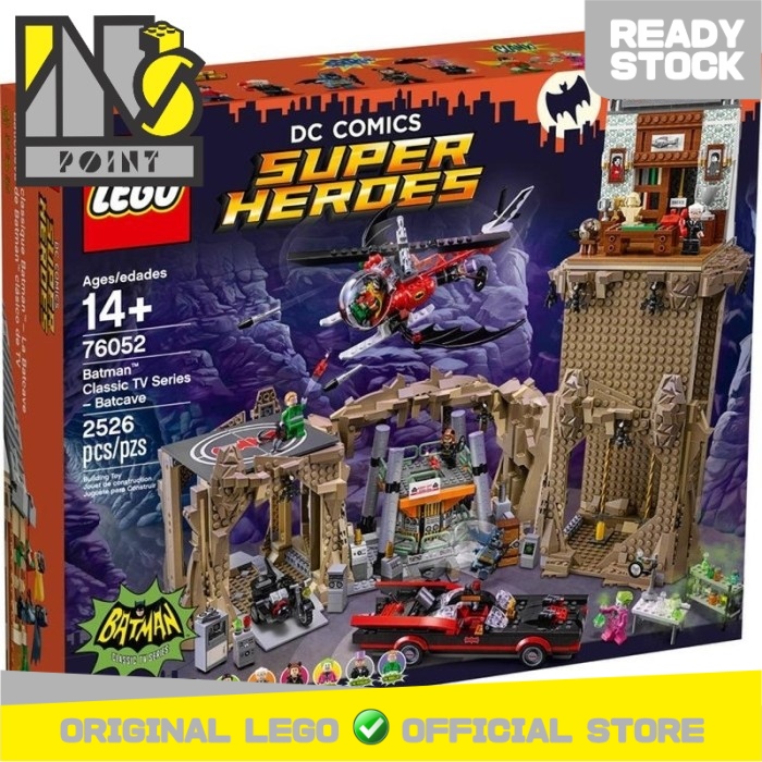 Jual Lego Super Heroes 76052 Batman Classic TV Series - Batcave Mainan ...
