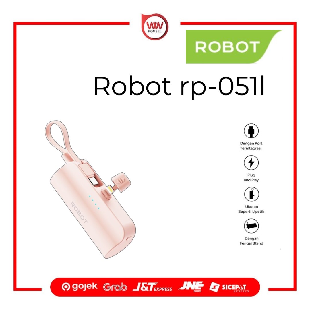 Jual Powerbank Robot Lightning Spesifikasi Original, Murah & Diskon ...