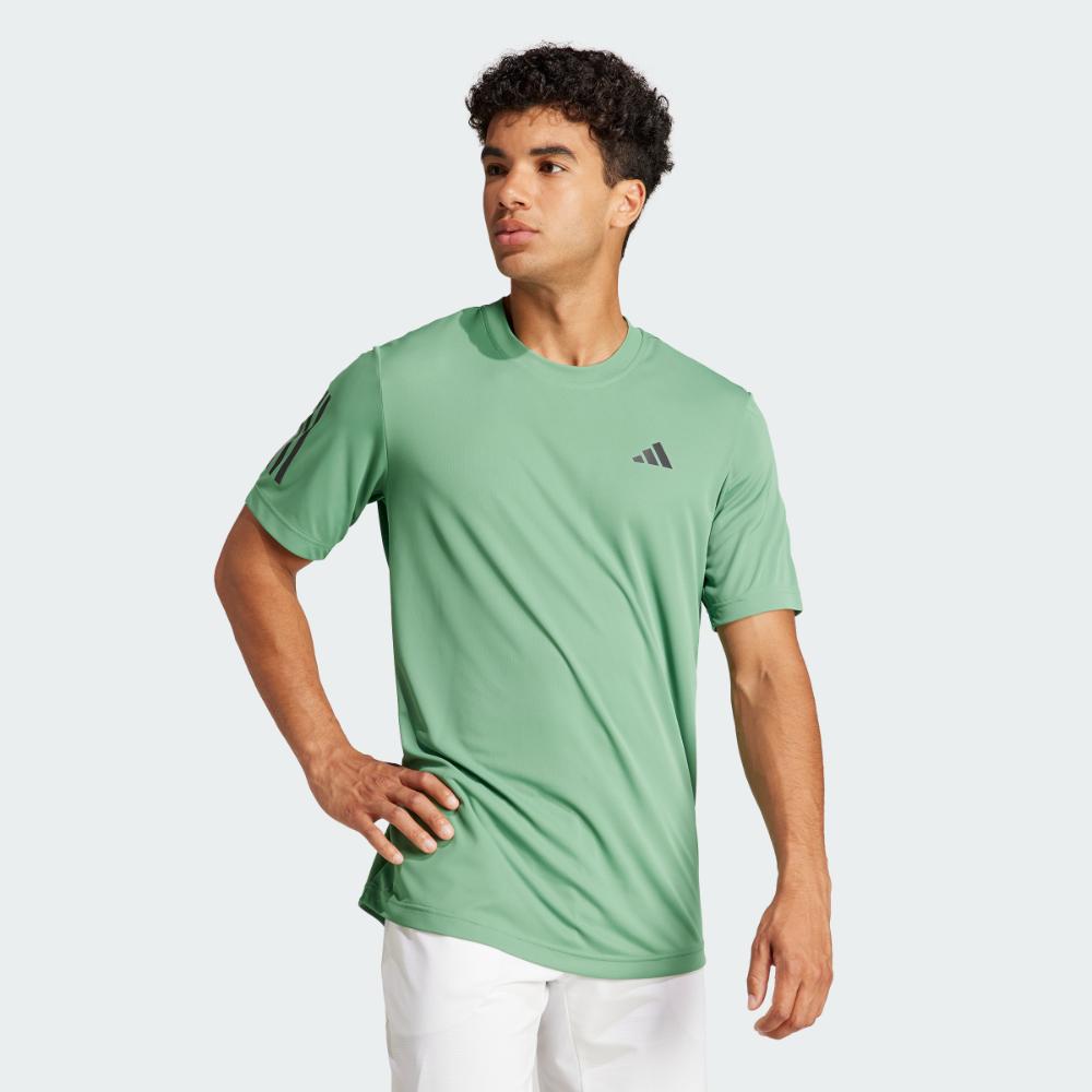 Jual adidas Men Tennis T-Shirt Club 3-Stripes Baju Tenis Pria [IP1890 ...