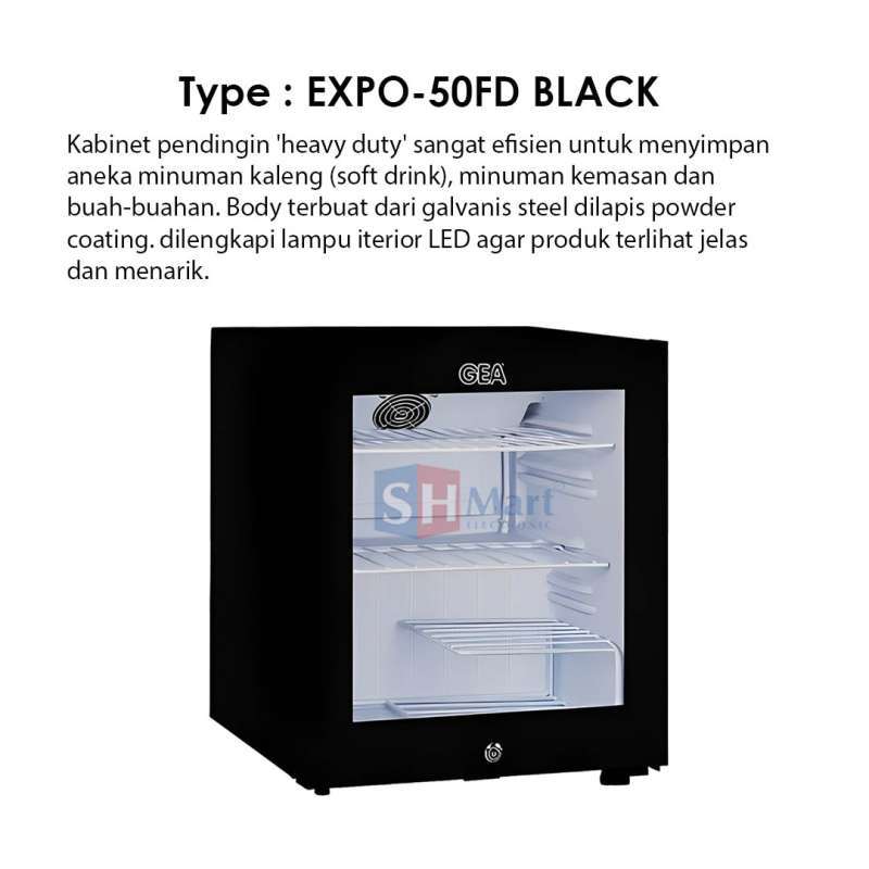 Jual Showcase Mini Gea Portable Kulkas Minuman Display Cooler Gea ...