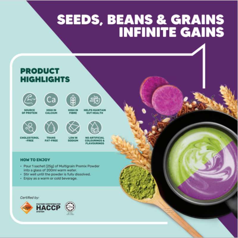 Promo Foodcraft Multigrain Premix Powder Minuman Serbuk Serealia Dan ...