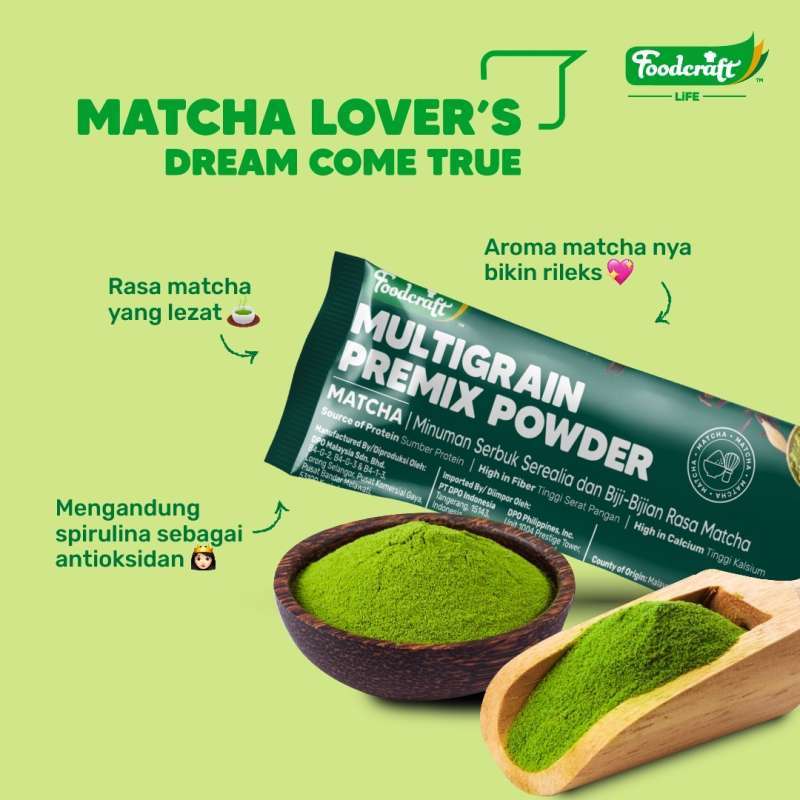 Promo Foodcraft Multigrain Premix Powder Minuman Serbuk Serealia Dan ...
