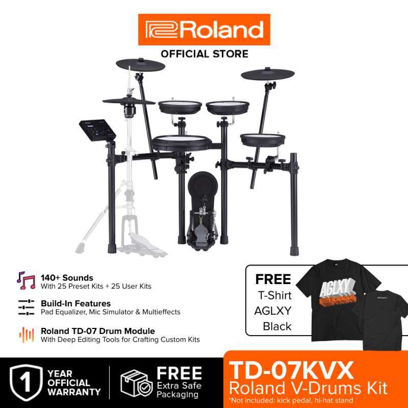 Promo Roland Td-07kvx V-drums Drum Elektrik Diskon 20% Di Seller Roland ...