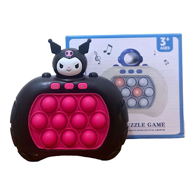 Promo Kurumi Pop It Viral Mainan Push Game Kuromi Popit Led Karakter ...