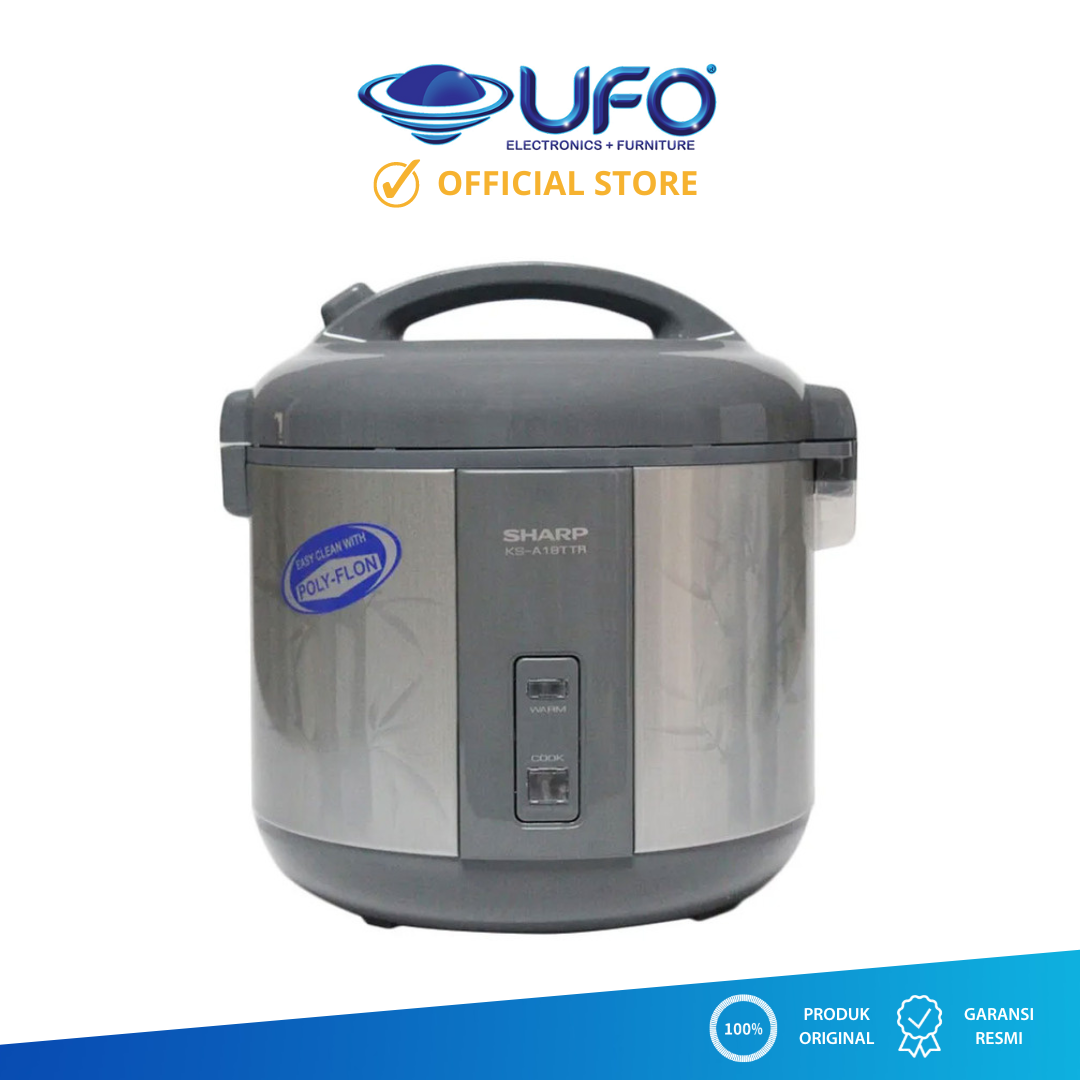 Jual SHARP KSA18TTR Rice Cooker 1.8 Liter KS-A18TTR di Seller UFO ...
