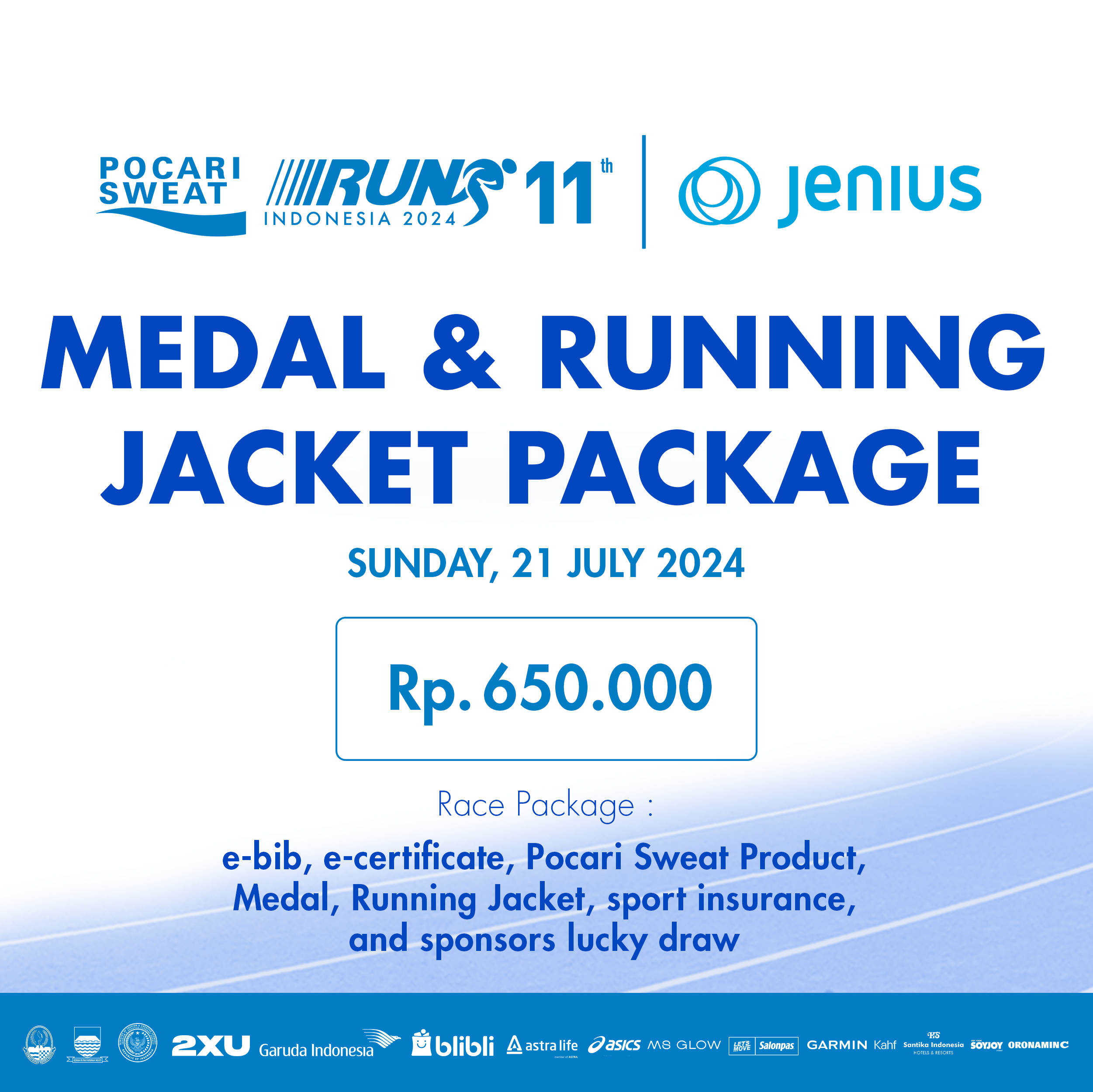Jual Virtual 10k Pocari Sweat Run 2024 - Medal & Jacket Package Di ...