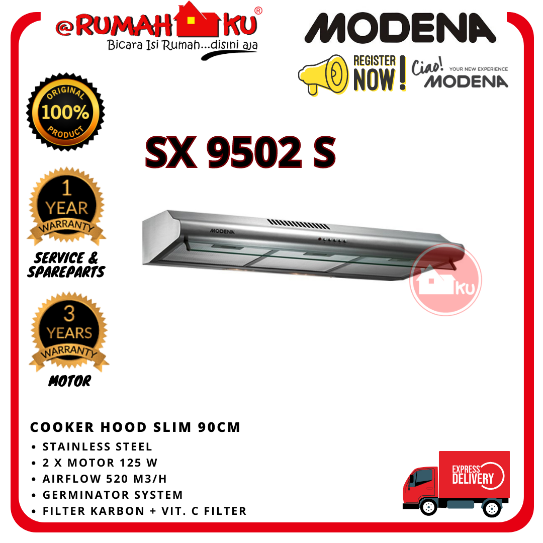 Jual Modena SX 9502 S Cooker Hood di Seller RUMAHKU Official Store - RUMAHKU (REGULER) - Kota ...