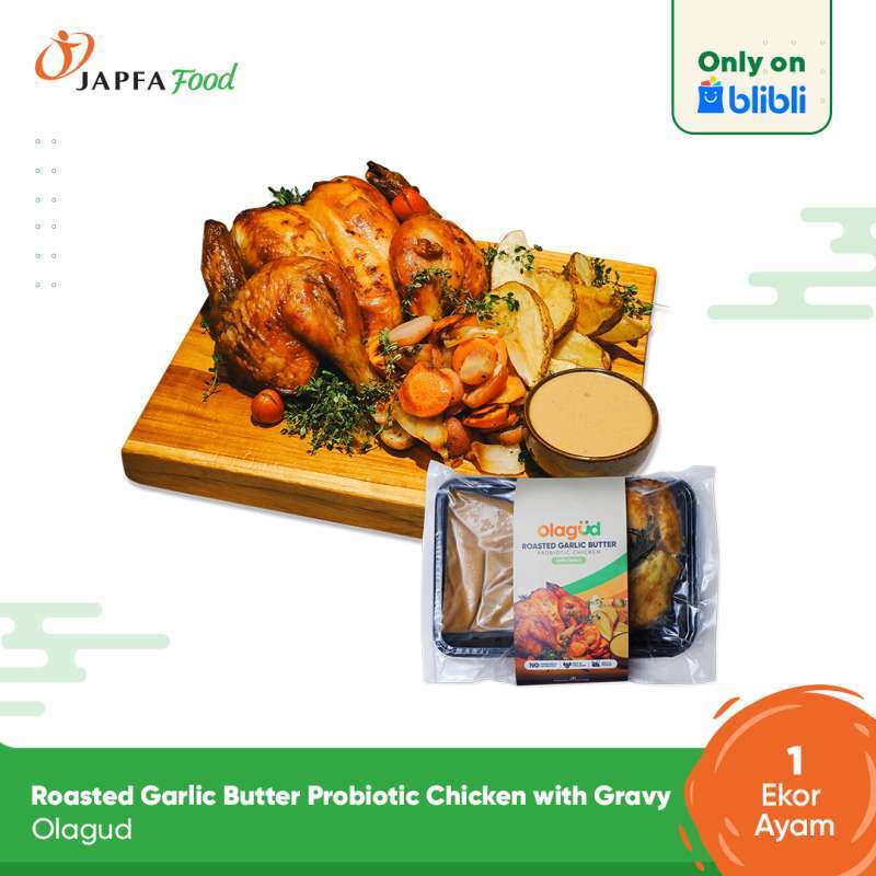 Promo Olagud Roasted Garlic Butter Probiotic Chicken with Gravy Diskon ...