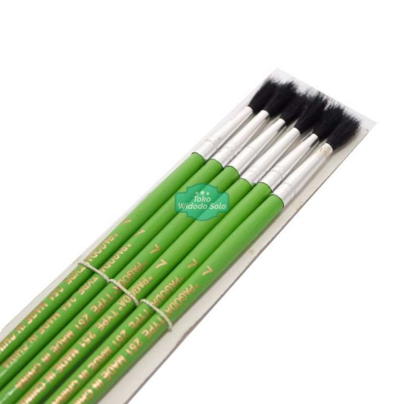 Jual Kuas Pagoda No 1- 12 Cat Air Lukis Brush Cat Minyak Lukis Acrylic ...